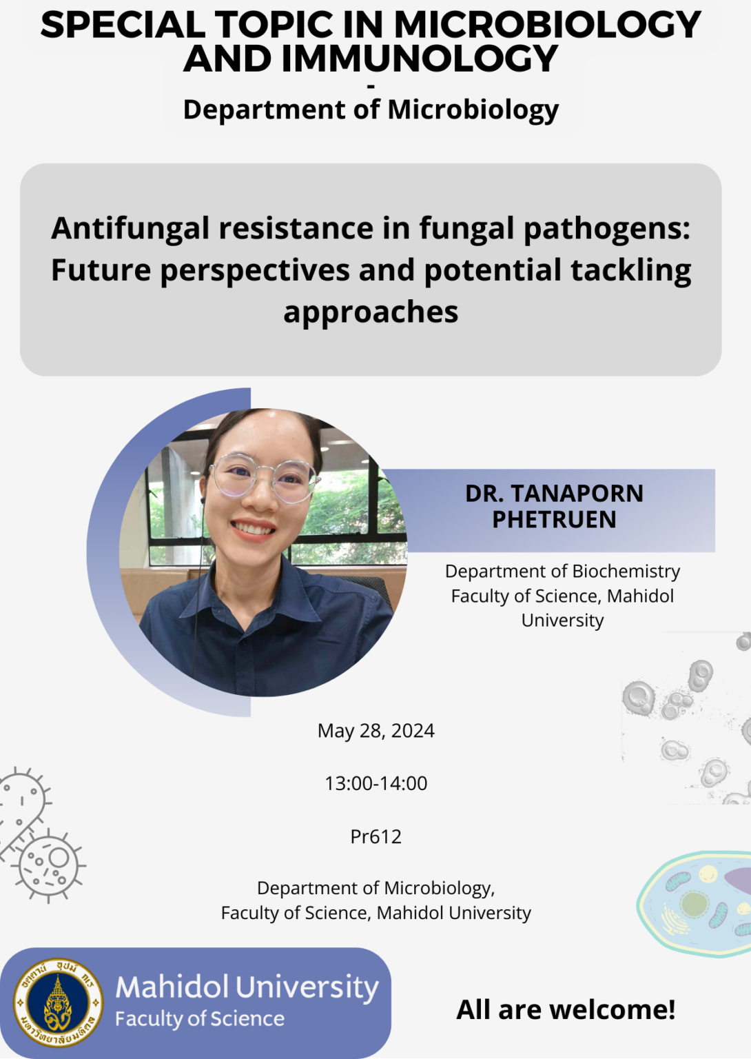 Special Topics in Microbiology and Immunology – Department of Microbiology